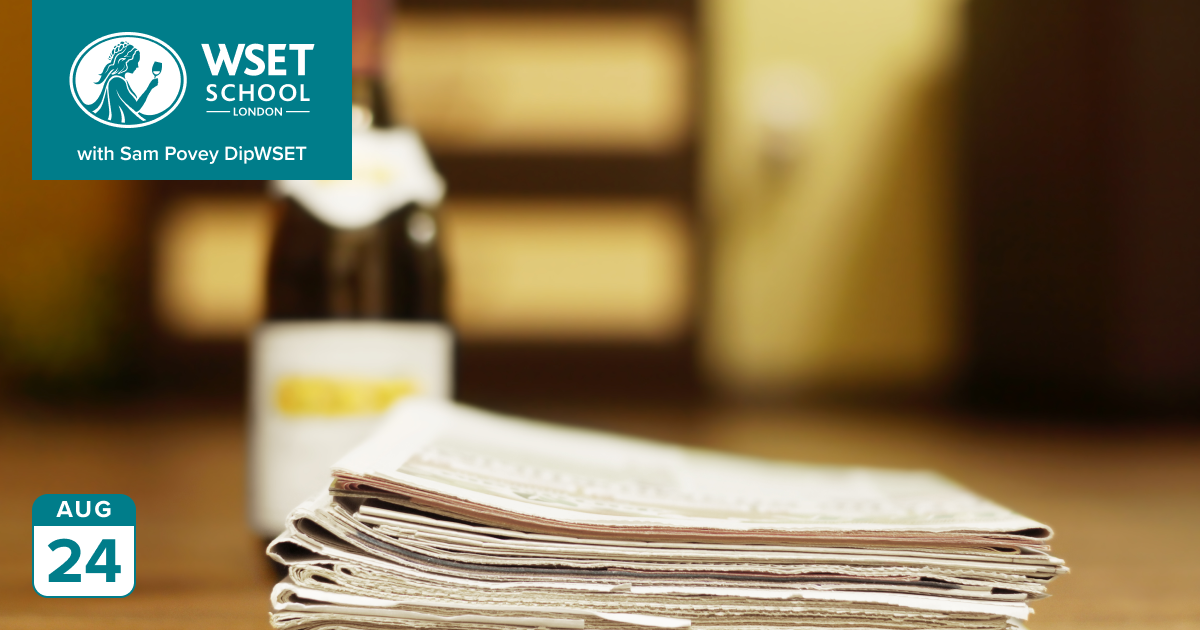Summer school: wine + media studies | Wine tasting at WSET School ...